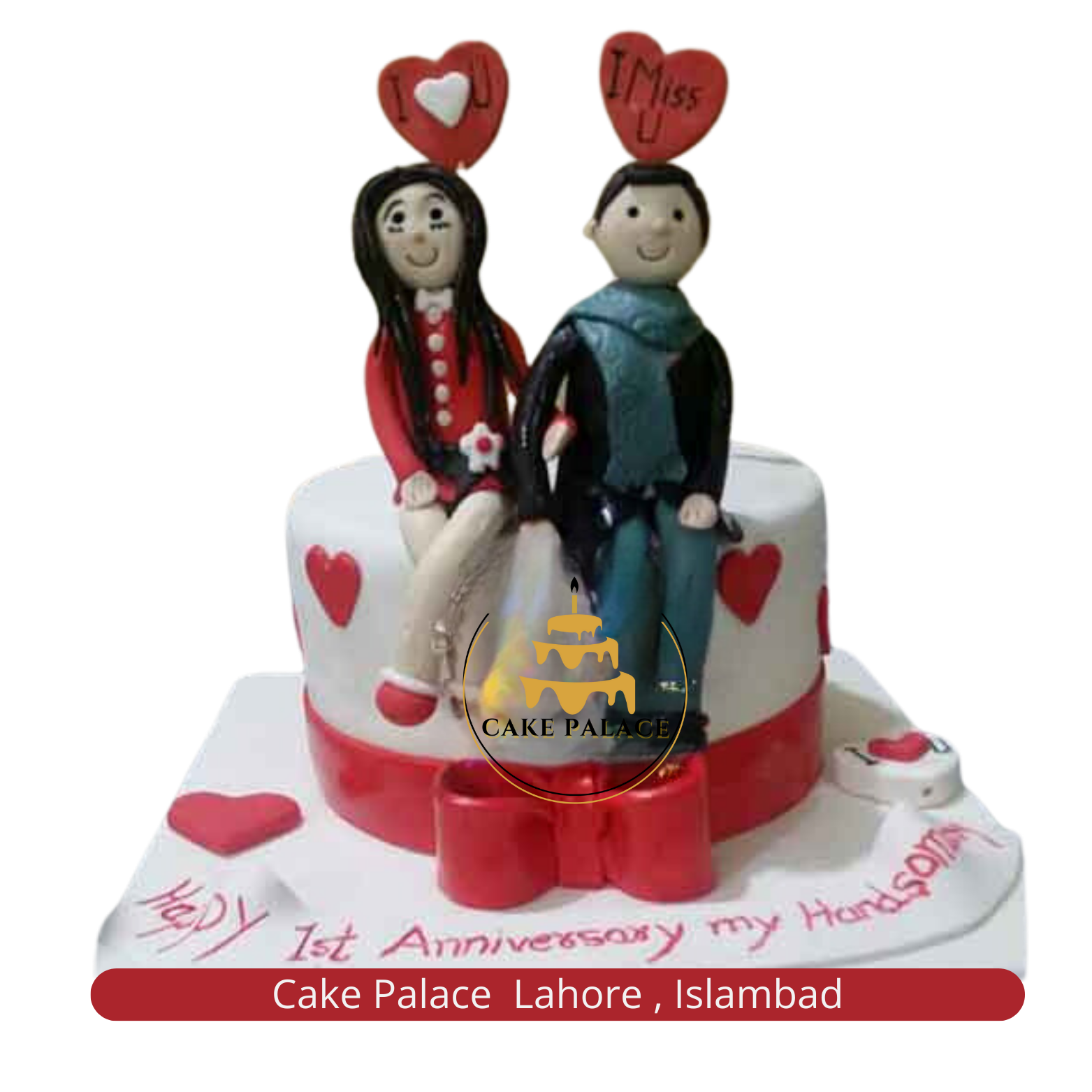 1.Most Beautiful COUPLE CAKE - Cake Palace